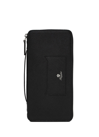 Pineider Erkek Siyah Deri Cüzdan Eu