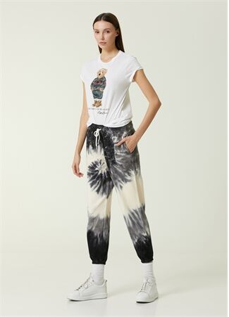 Polo Ralph Lauren Kadın Gri Batik Desenli Eşofman Altı XS EU