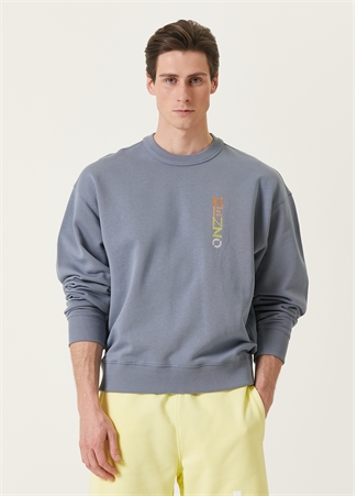 Kenzo Erkek Mavi Logo Nakışlı Sweatshirt Xs Eu Kenzo Erkek Mavi Logo Nakışlı Sweatshirt Xs Eu