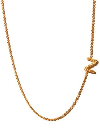 Fidelle Kadın Sideways Alphabet Z Formlu Altın Rengi Kolye L EU Fidelle Kadın Sideways Alphabet Z Formlu Altın Rengi Kolye L EU