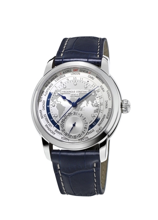 Frederique Constant Erkek Worldtimer Manufacture FC-78WM4H6 Saat EU Frederique Constant Erkek Worldtimer Manufacture FC-78WM4H6 Saat EU