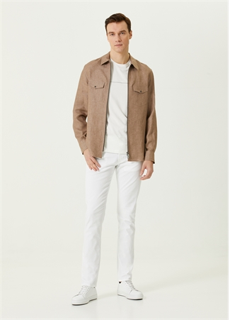 Corneliani Erkek JEAN PANTOLON Beyaz 36 US Corneliani Erkek JEAN PANTOLON Beyaz 36 US