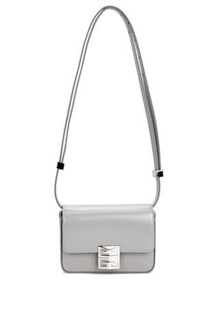 Givenchy Kadın 4G S Gri Deri Çapraz Çanta EU