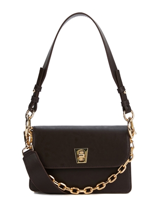 George Hogg Kadın Kahverengi Omuz Çantası EU