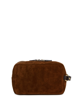 Beymen Collection Erkek Taba Logolu Süet Tıraş Çantası Turuncu EU Beymen Collection Erkek Taba Logolu Süet Tıraş Çantası Turuncu EU