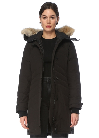 Canada Goose Kadın Lorette Siyah Kapüşonlu Parka XS EU
