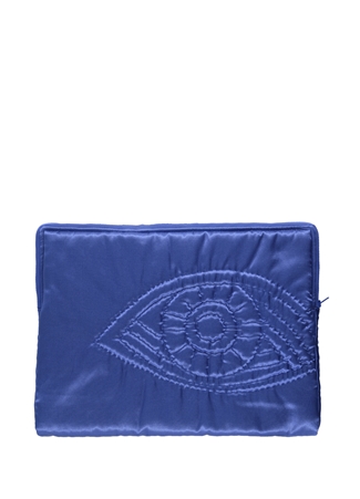 The Grannie Kadın Münteha Mavi Nakışlı Laptop Çantası EU