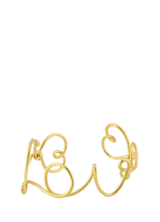 Peracas Kadın Love Gold Bileklik Altın Rengi EU Peracas Kadın Love Gold Bileklik Altın Rengi EU