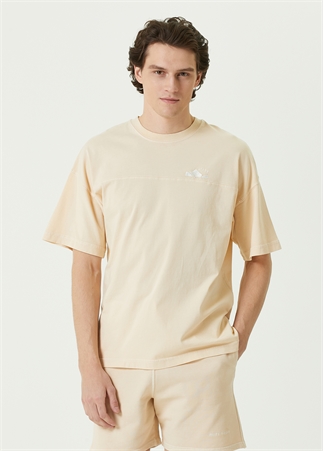 Fifty Pieces Erkek Bej Dekoratif Dikişli Logolu T-shirt L Eu Fifty Pieces Erkek Bej Dekoratif Dikişli Logolu T-shirt L Eu