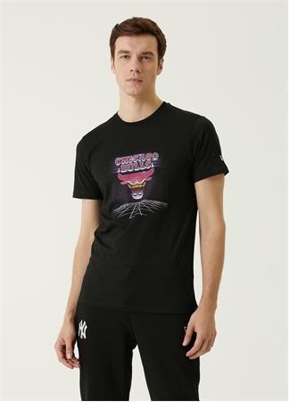 New Era Erkek Chicago Bulls Siyah T-shirt XL EU New Era Erkek Chicago Bulls Siyah T-shirt XL EU