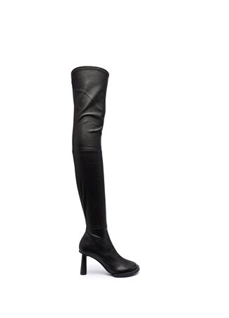 Jacquemus Kadın Siyah Burun Detaylı Deri Çizme 38 EU