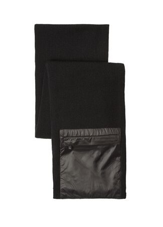 Beymen Club Erkek Siyah Cep Garnili Yün Atkı EU