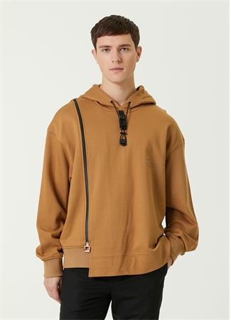 Wooyoungmi Erkek Taba Kapüşonlu Sweatshirt Turuncu 48 IT Wooyoungmi Erkek Taba Kapüşonlu Sweatshirt Turuncu 48 IT