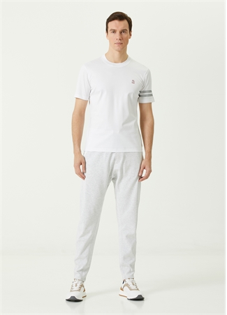Brunello Cucinelli Erkek Gri Beli Kordonlu Jogger Eşofman Altı L EU Brunello Cucinelli Erkek Gri Beli Kordonlu Jogger Eşofman Altı L EU