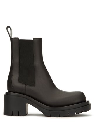 Bottega Veneta Kadın Siyah Bantlı Deri Bot 36 EU