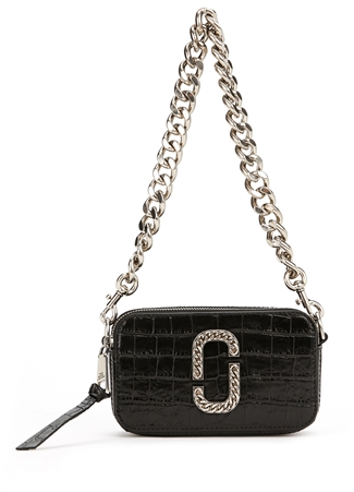 Marc Jacobs (the) Kadın Siyah Krokodil Dokulu Deri Omuz Çantası Eu