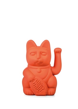 Donkey Lucky Cat Neon Pembe Heykel Kırmızı Donkey Lucky Cat Neon Pembe Heykel Kırmızı