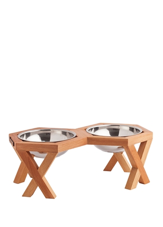 Wood&Tail Turex Medium Kedi Köpek Mama ve Su Kabı Kahverengi M EU Wood&Tail Turex Medium Kedi Köpek Mama ve Su Kabı Kahverengi M EU