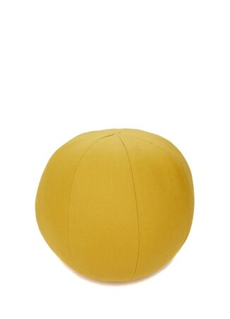 Rb Interiors Sarı Yuvarlak Formlu Yastık