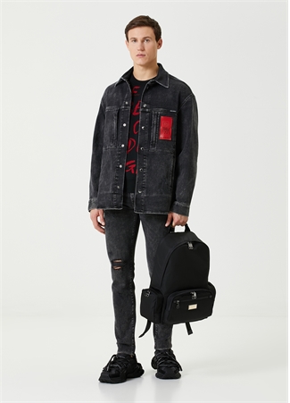 Dolce&Gabbana Erkek Slim Fit Antrasit Yıpratmalı Jean Pantolon Gri 44 IT Dolce&Gabbana Erkek Slim Fit Antrasit Yıpratmalı Jean Pantolon Gri 44 IT