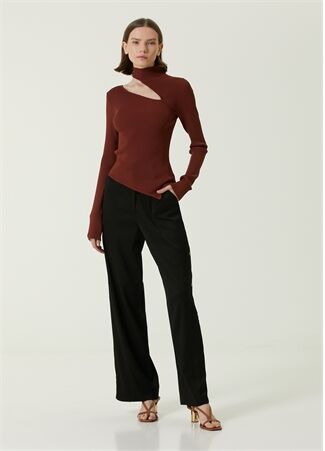 Cult Gaia Kadın Siyah Yırtmaç Detaylı Pantolon XS EU Cult Gaia Kadın Siyah Yırtmaç Detaylı Pantolon XS EU