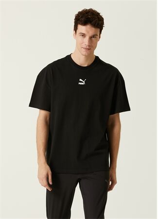 Puma Erkek Classics Boxy Siyah T-shirt S EU