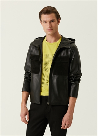 Network Erkek Slim Fit Siyah Deri Mont L EU Network Erkek Slim Fit Siyah Deri Mont L EU