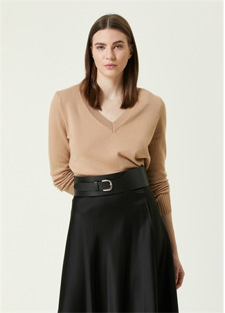 Network Kadın Basic Fit Camel Kaşmir Kazak Kahverengi S EU Network Kadın Basic Fit Camel Kaşmir Kazak Kahverengi S EU