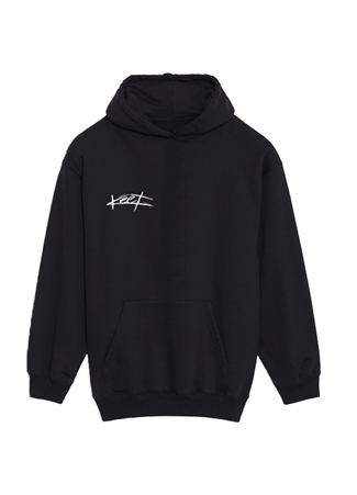 Keet Erkek Siyah Kapüşonlu Oversize Sweatshirt S EU Keet Erkek Siyah Kapüşonlu Oversize Sweatshirt S EU