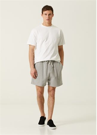 Cdlp Erkek Gri Logolu Organik Pamuk Şort S EU