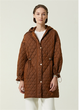 Beymen Collection Kadın Konyak Kapüşonlu Kapitoneli Uzun Mont Kahverengi 34 Beymen Collection Kadın Konyak Kapüşonlu Kapitoneli Uzun Mont Kahverengi 34