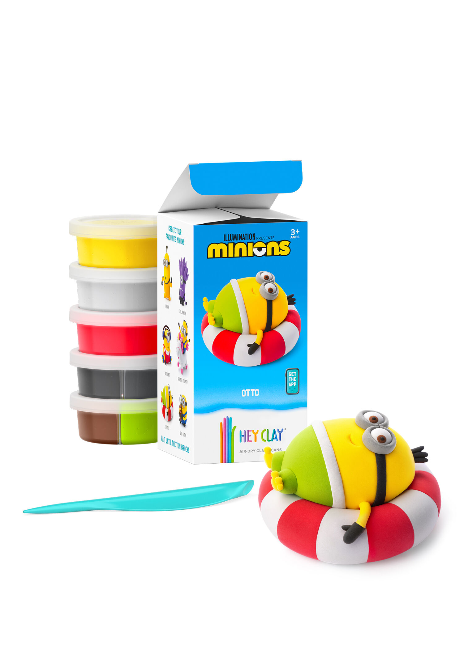 Hey Clay - Minions Otto Air-Drying Clay Box of 5