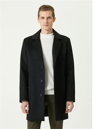 Beymen Club Erkek Siyah Kaban S EU