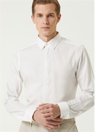 Palzileri Lab Erkek Beyaz Gömlek 4 IT