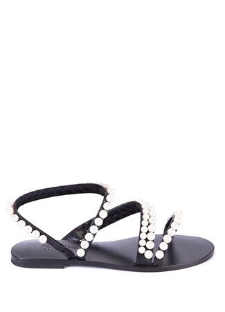 Mygaya Kadın Dreamy Siyah Deri Sandalet 38 Eu