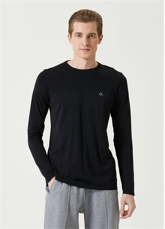 Ck Performance Erkek Slim Fit Siyah Uzun Kollu T-shirt L EU