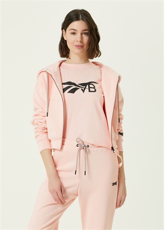 Reebok X Victoria Beckham Kadın Pembe Kapüşonlu Sweatshirt Turuncu L Eu Reebok X Victoria Beckham Kadın Pembe Kapüşonlu Sweatshirt Turuncu L Eu