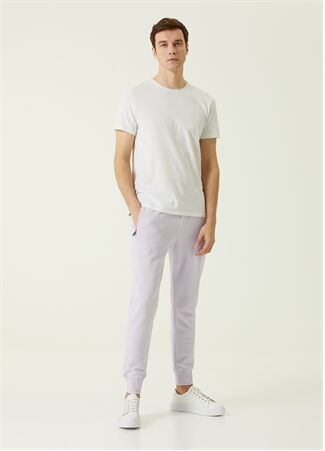 Dolce&Gabbana Erkek Lila Beli Kordonlu Jogger Eşofman Altı Mor 42 IT