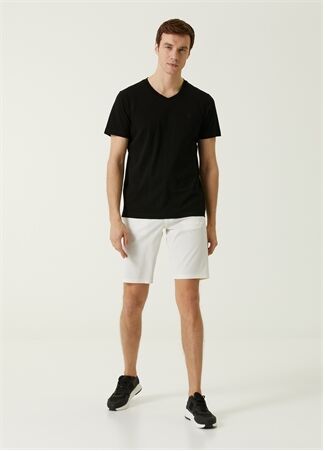 Isaora Erkek Essential Beyaz Şort S EU