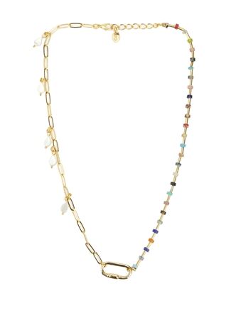 Berrin Özkan Kadın İncili Boncuk Detaylı Kolye EU Berrin Özkan Kadın İncili Boncuk Detaylı Kolye EU