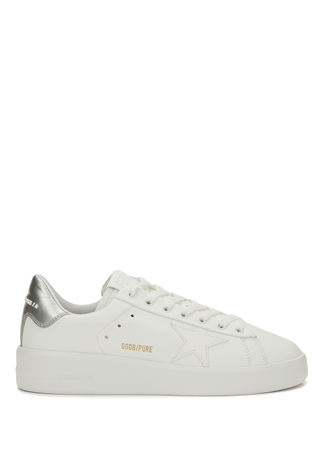 Golden Goose Kadın Pure Star Beyaz Silver Sneaker Gri 36 EU Golden Goose Kadın Pure Star Beyaz Silver Sneaker Gri 36 EU