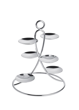 Ercuis Latitude Silver 6lı Makaron Standı Çok Renkli Ercuis Latitude Silver 6lı Makaron Standı Çok Renkli