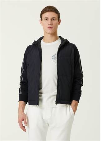 Z Zegna Erkek Lacivert Kapüşonlu Şerit Detaylı Sweatshirt XXXL IT Z Zegna Erkek Lacivert Kapüşonlu Şerit Detaylı Sweatshirt XXXL IT
