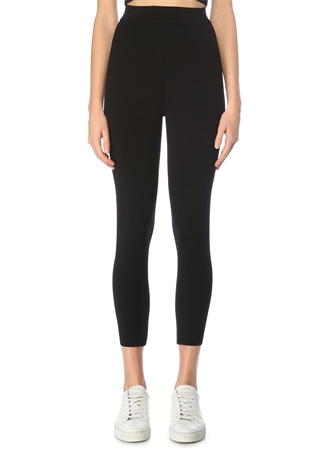 Blender Originated Kadın Siyah Yüksek Bel Triko Tayt S