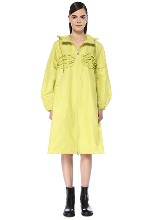 Moncler Genius Kadın Agatea Sarı Fırfır Detaylı Ceket 0 US