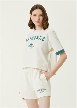 Kappa Kadın Authentic Yaga Beyaz Bisiklet Yaka T-shirt S Eu Kappa Kadın Authentic Yaga Beyaz Bisiklet Yaka T-shirt S Eu