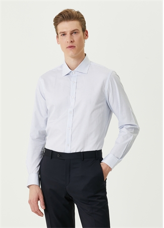 Beymen Collection Erkek Custom Fit Beyaz Pötikareli Gömlek Lacivert 38 It Beymen Collection Erkek Custom Fit Beyaz Pötikareli Gömlek Lacivert 38 It