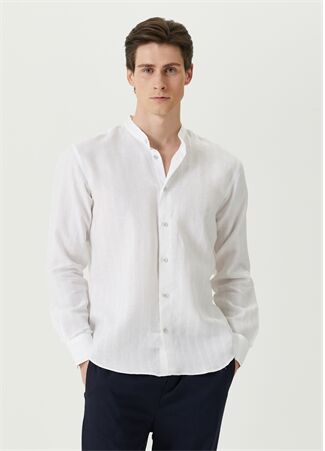 Maurizio Baldassari Erkek Gömlek Beyaz S Eu