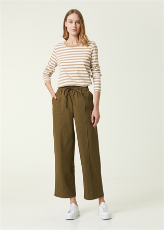 Selected Femme Kadın Haki Yüksek Bel Wide Leg Pantolon Yeşil 34 US Selected Femme Kadın Haki Yüksek Bel Wide Leg Pantolon Yeşil 34 US
