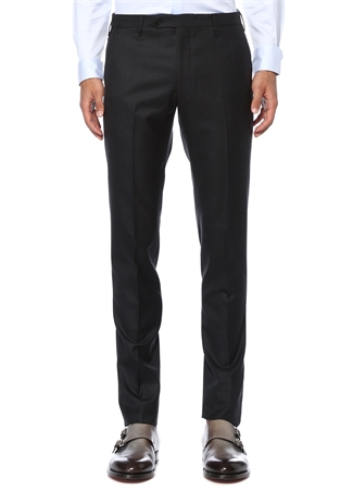 Rota Erkek Antrasit Normal Bel Dar Paça Yün Pantolon Gri 52 IT